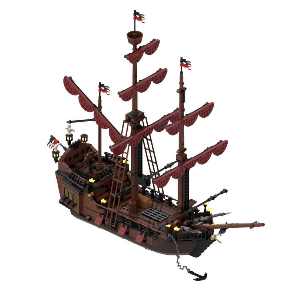 MOC-116561 Loup de Mer Pirate Ship Klemmbausteine