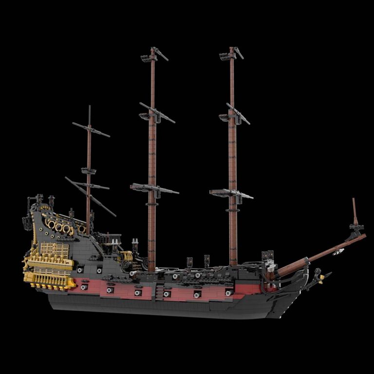 MOC-124924 Queen Annes Revenge Ship Model Pirate Series Klemmbausteine