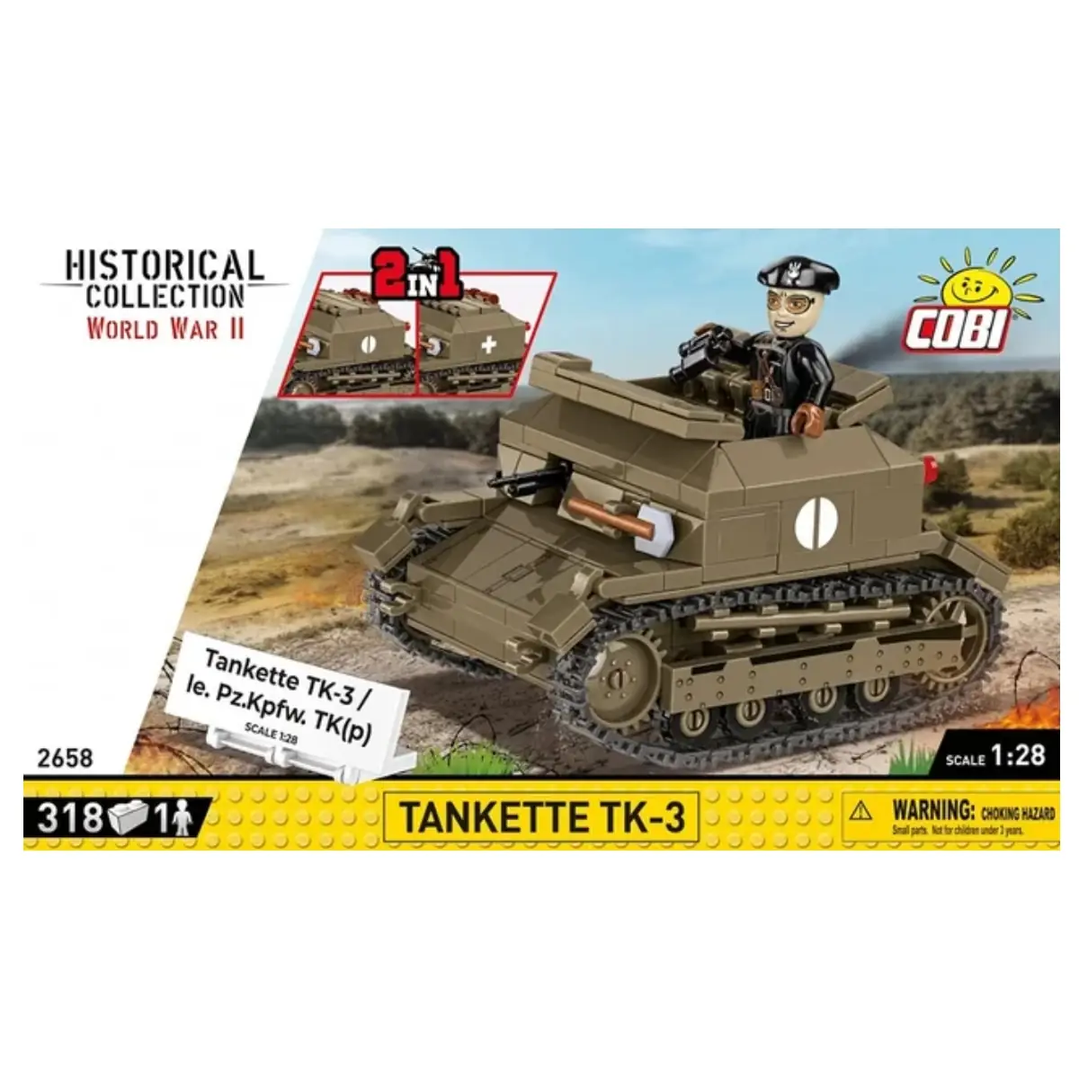 Cobi 2658 Tankette TK-3